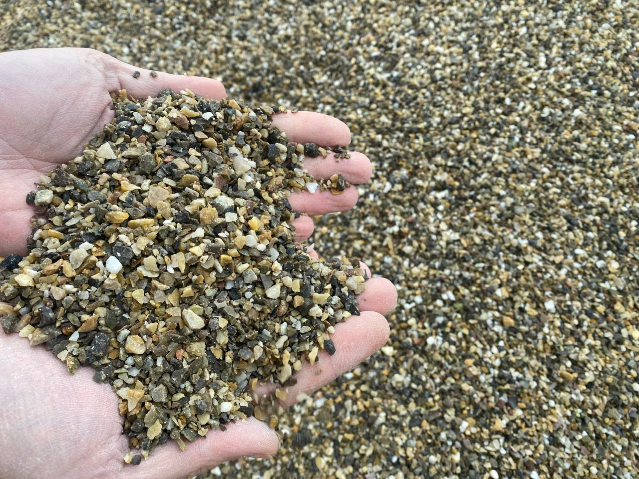 Moraine split fijn 2-6 mm Japanse split oa voor Jeau de boule banen