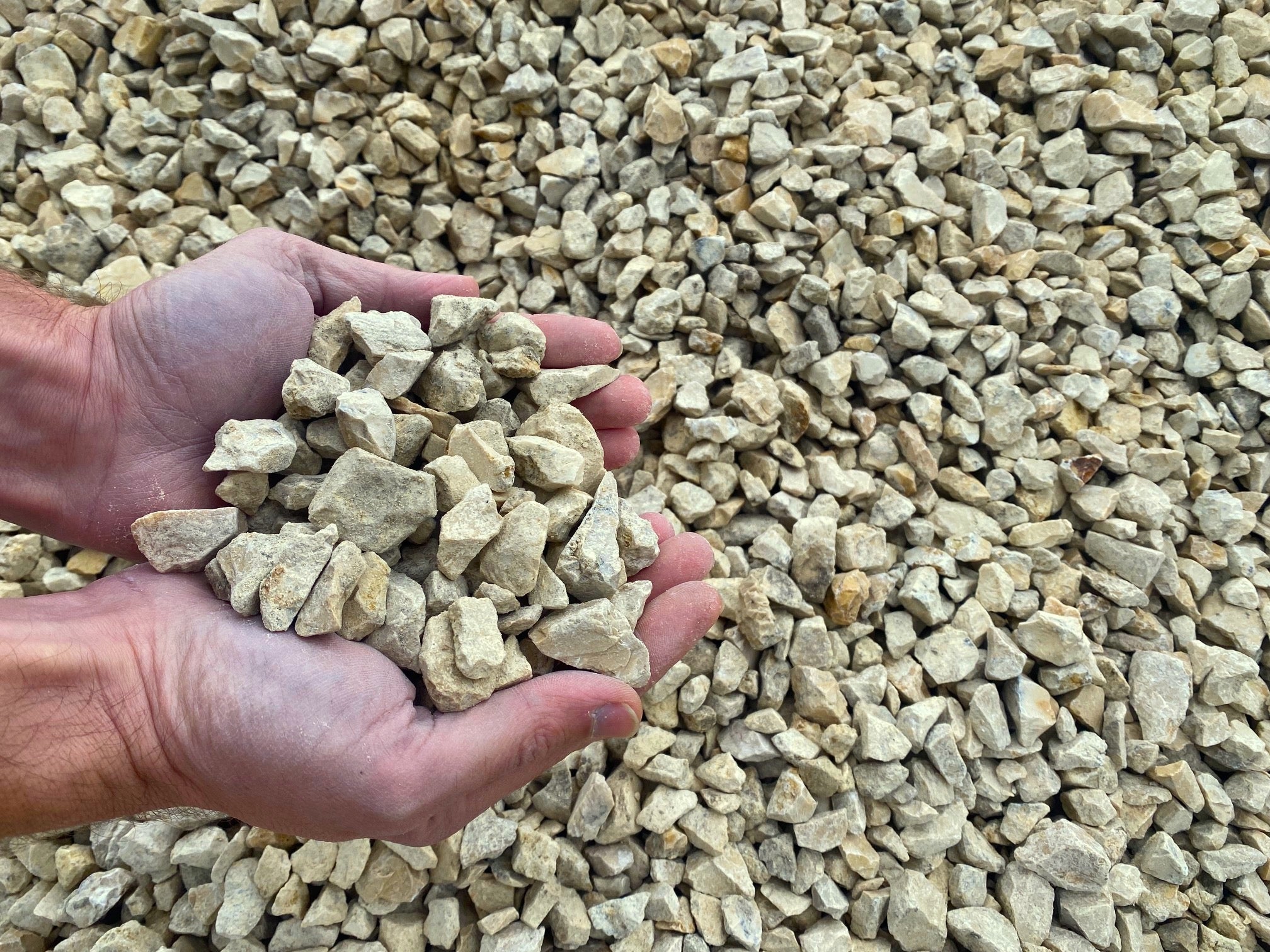 Gele Jura split kopen Bigbag zak 11-20mm laten bezorgen