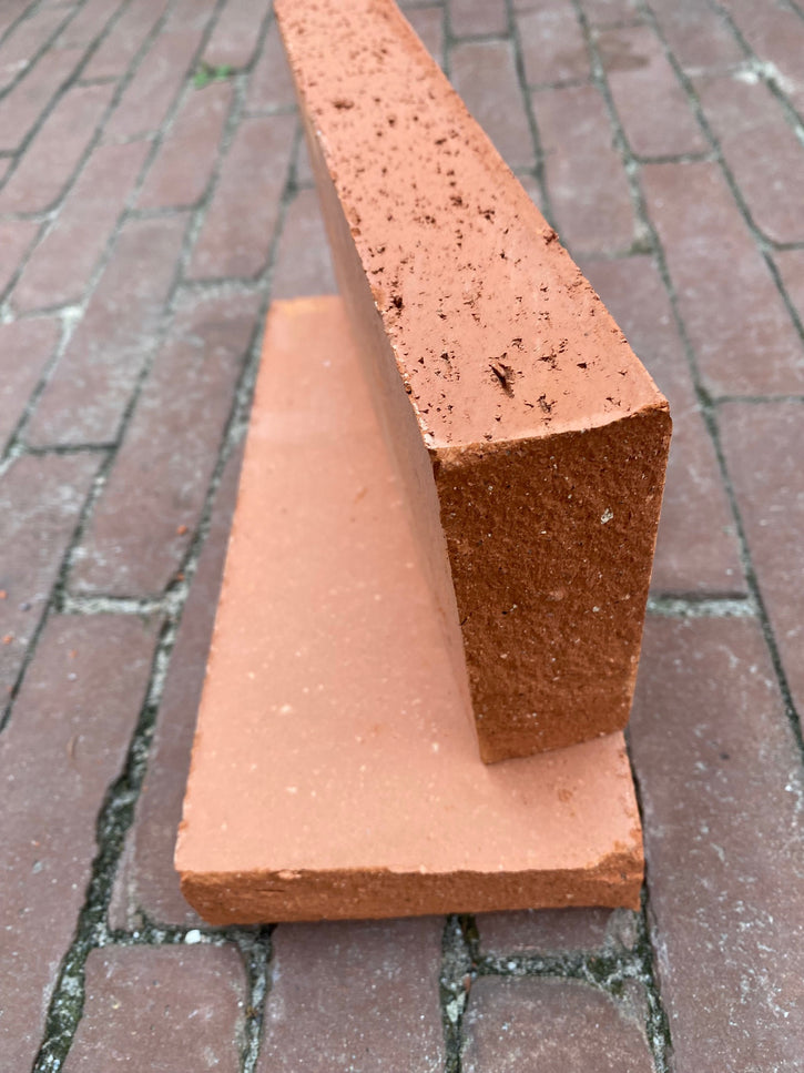 Terracotta borderstenen 23.5 x 11 x 4 cm - stapelblokken tuin kopen