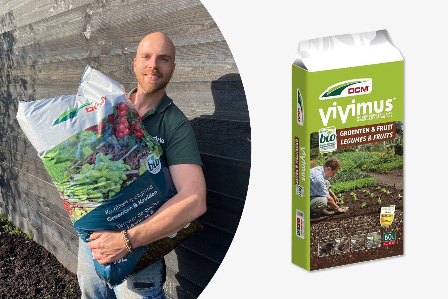 Groente en Fruit planten bemesting 40 liter zak - DCM Vivimus bio